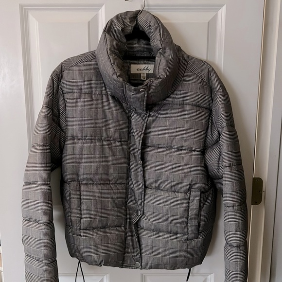Sebby | Jackets & Coats | Plaid Cropped Puffer Jacket | Poshmark